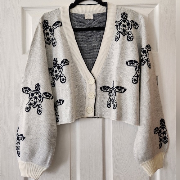Simply Southern | Sweaters | New Simply Southern Turtle Cardigan ...
